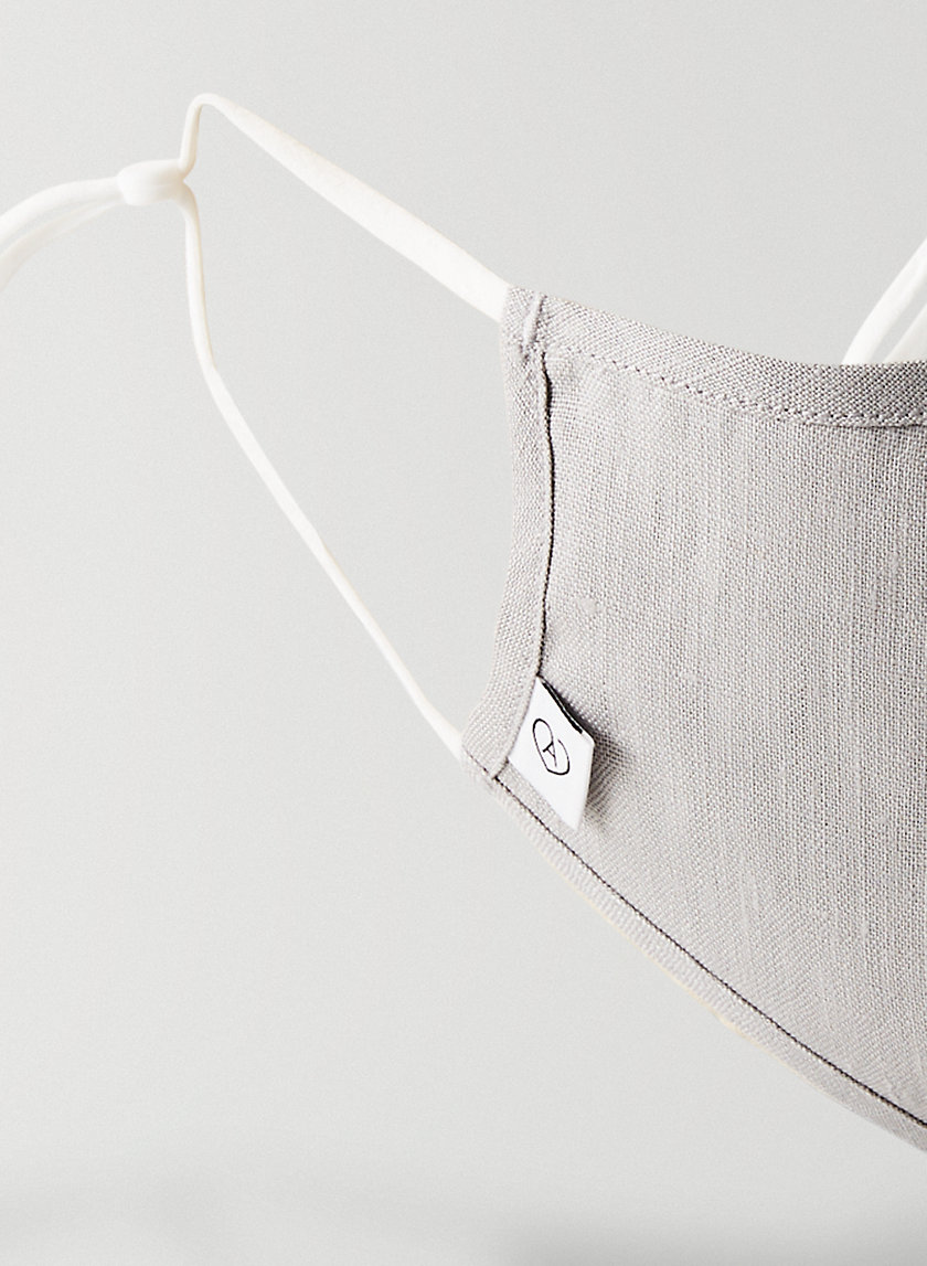 Aritzia Community SCULPTED LINEN FACE MASK