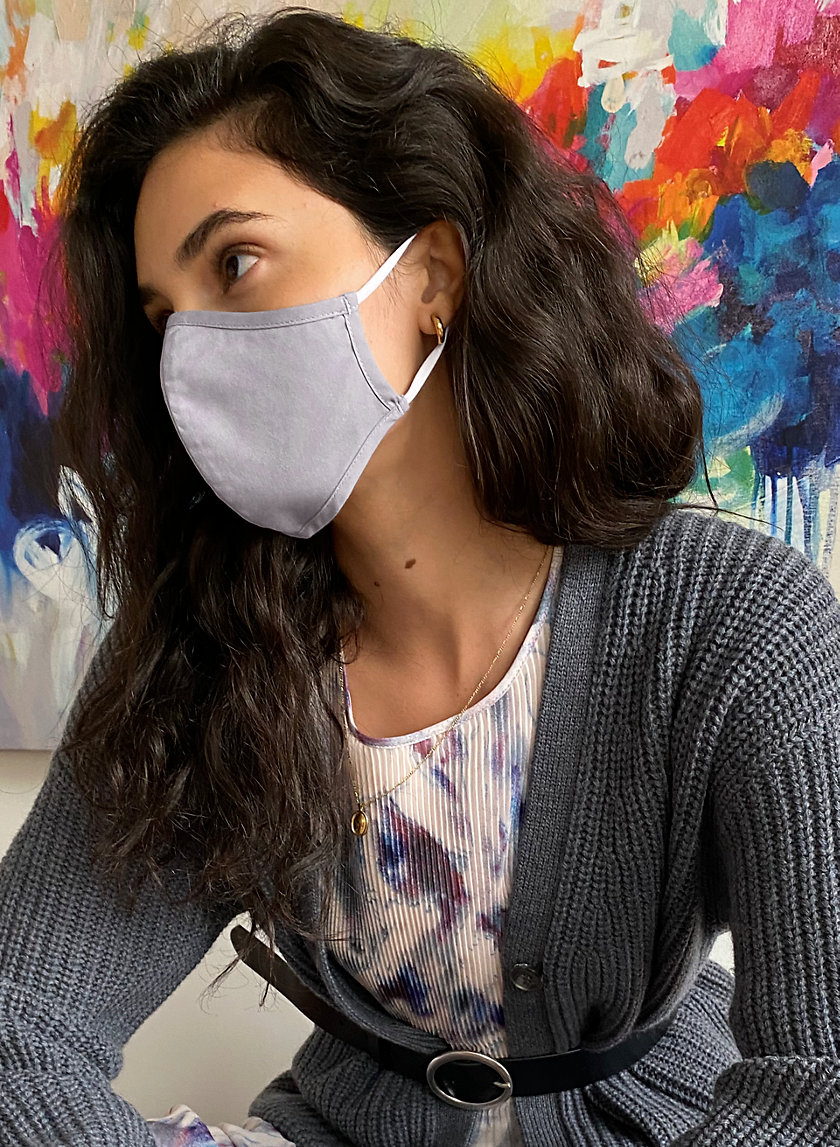 Aritzia Community SCULPTED COTTON FACE MASK - PETITE