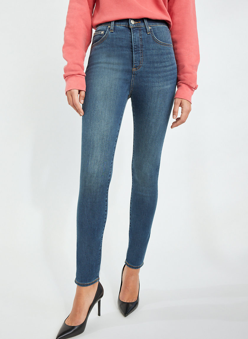 Denim Forum THE LOLA HIGH RISE SKINNY 28L | Aritzia CA