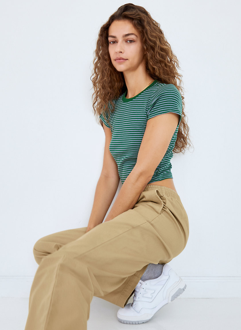 Tna RIBBED CROPPED T-SHIRT | Aritzia US