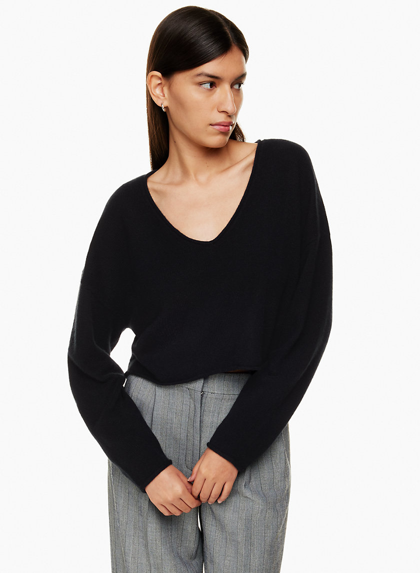 The Group by Babaton LUXE CASHMERE V-NECK SWEATER | Aritzia INTL