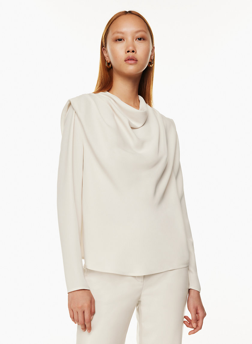 Babaton CARTER LONGSLEEVE BLOUSE | Aritzia INTL