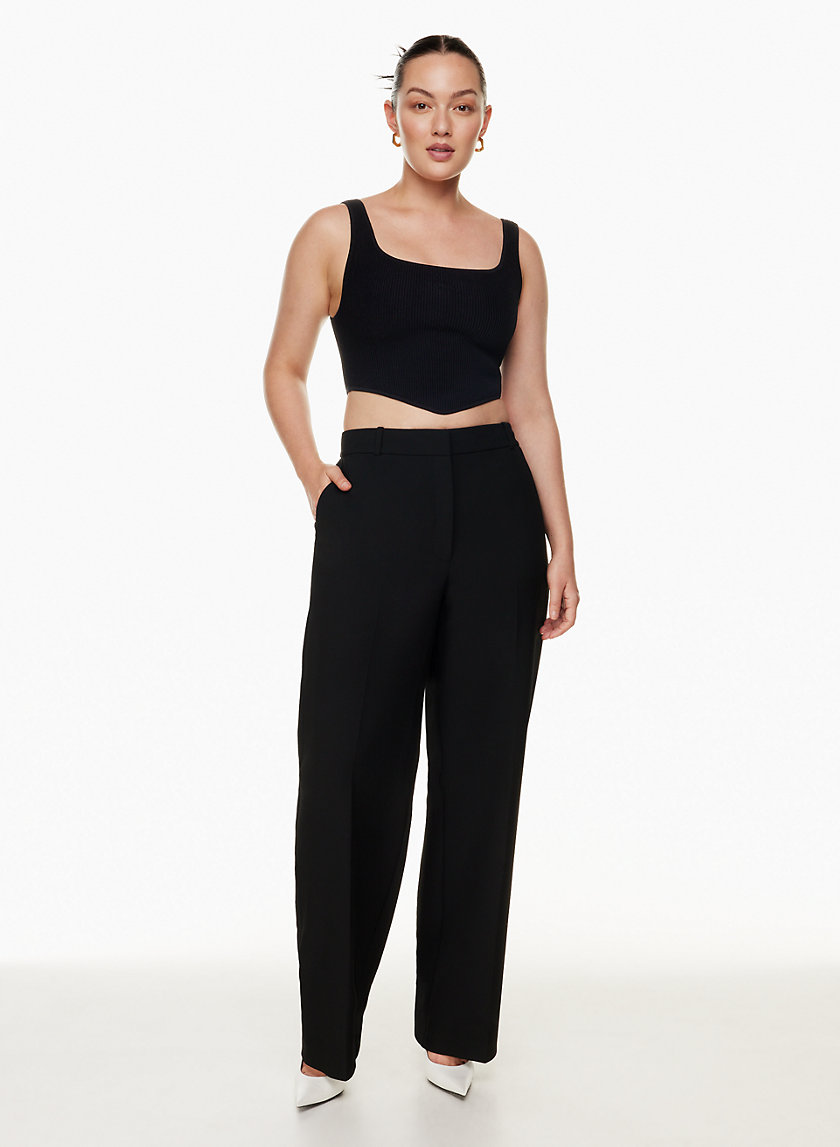 Babaton SCULPT KNIT SQUARENECK POINT TANK | Aritzia US