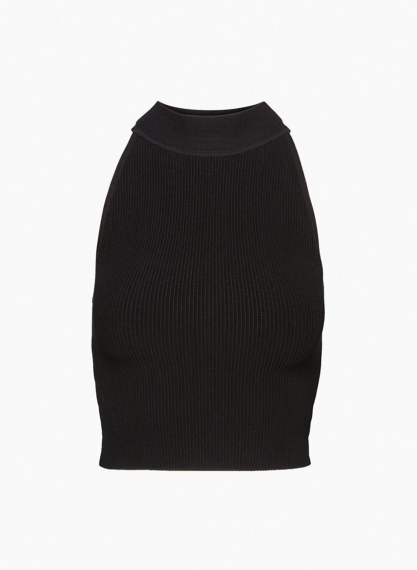 Babaton SCULPT KNIT HALTER TOP | Aritzia CA