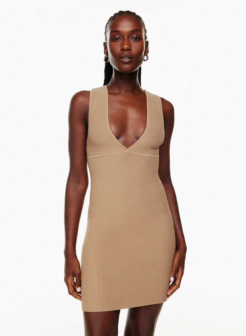 Babaton DEEP V DRESS | Aritzia INTL