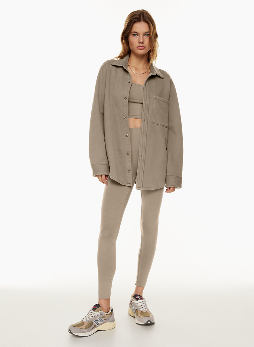 Tna COZY FLEECE BOYFRIEND SHIRT | Aritzia CA