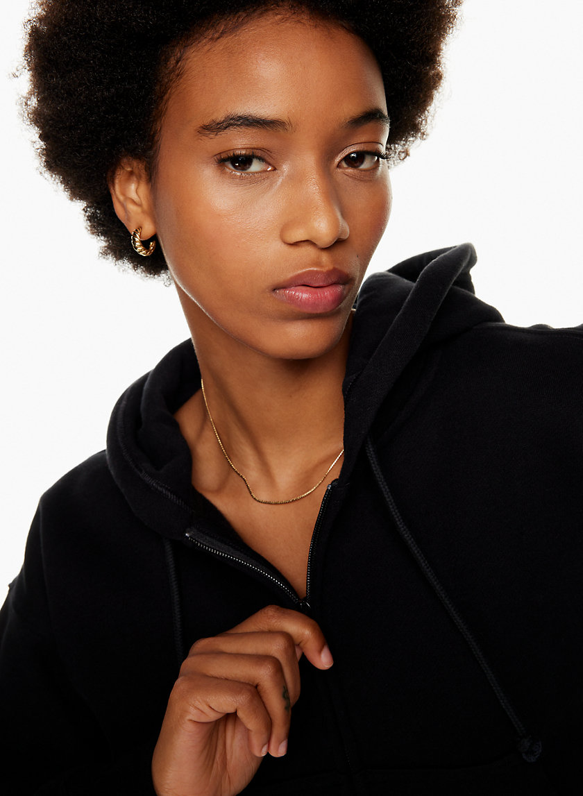 Tna COZY FLEECE BOYFRIEND BOXY ZIP HOODIE | Aritzia INTL