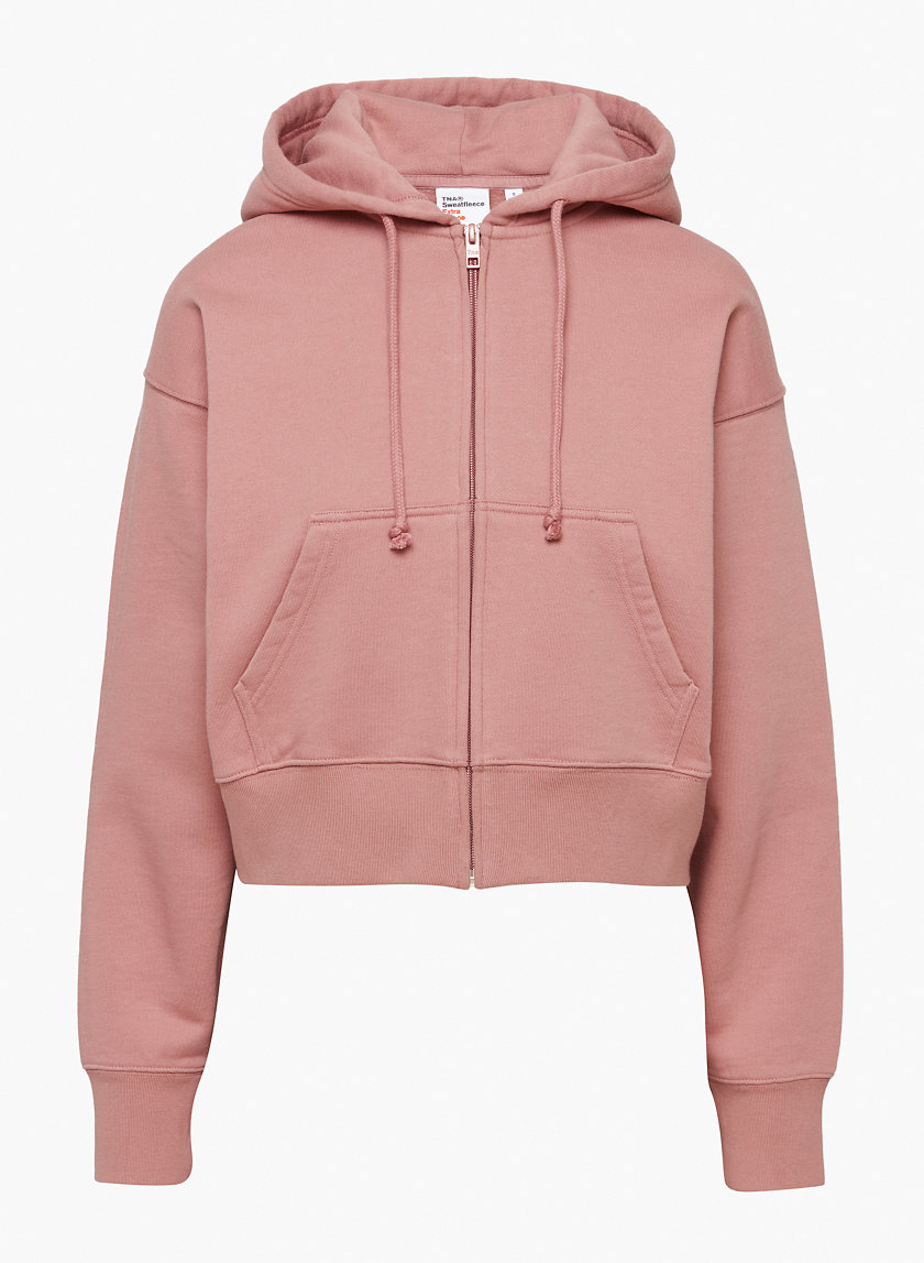Tna EXTRA FLEECE BOYFRIEND BOXY ZIP HOODIE | Aritzia US