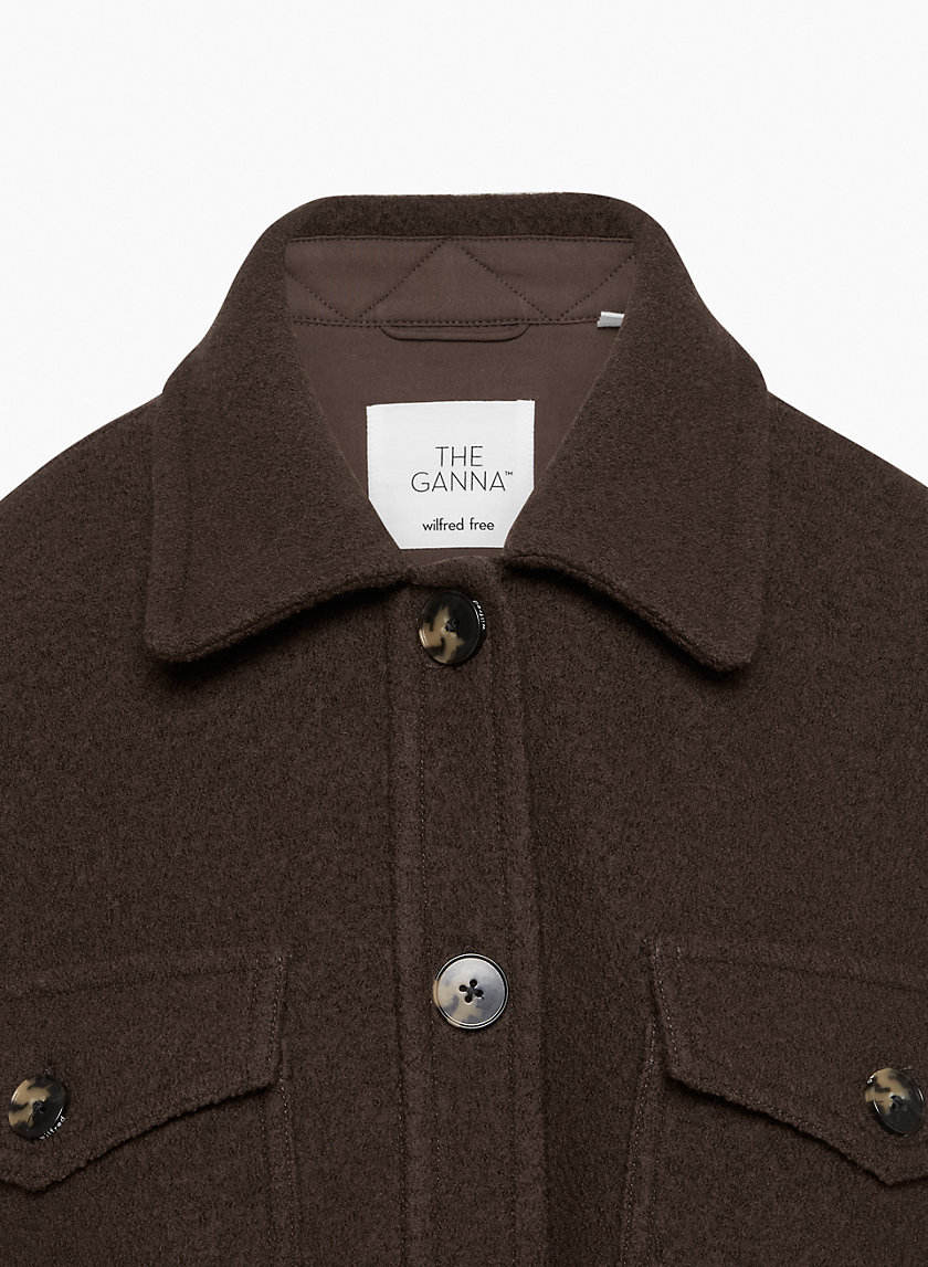 Wilfred Free THE GANNA™ CROPPED SHIRT JACKET | Aritzia INTL