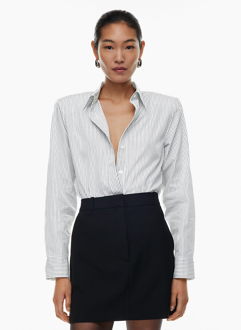 Babaton CAREER POPLIN SHIRT | Aritzia CA