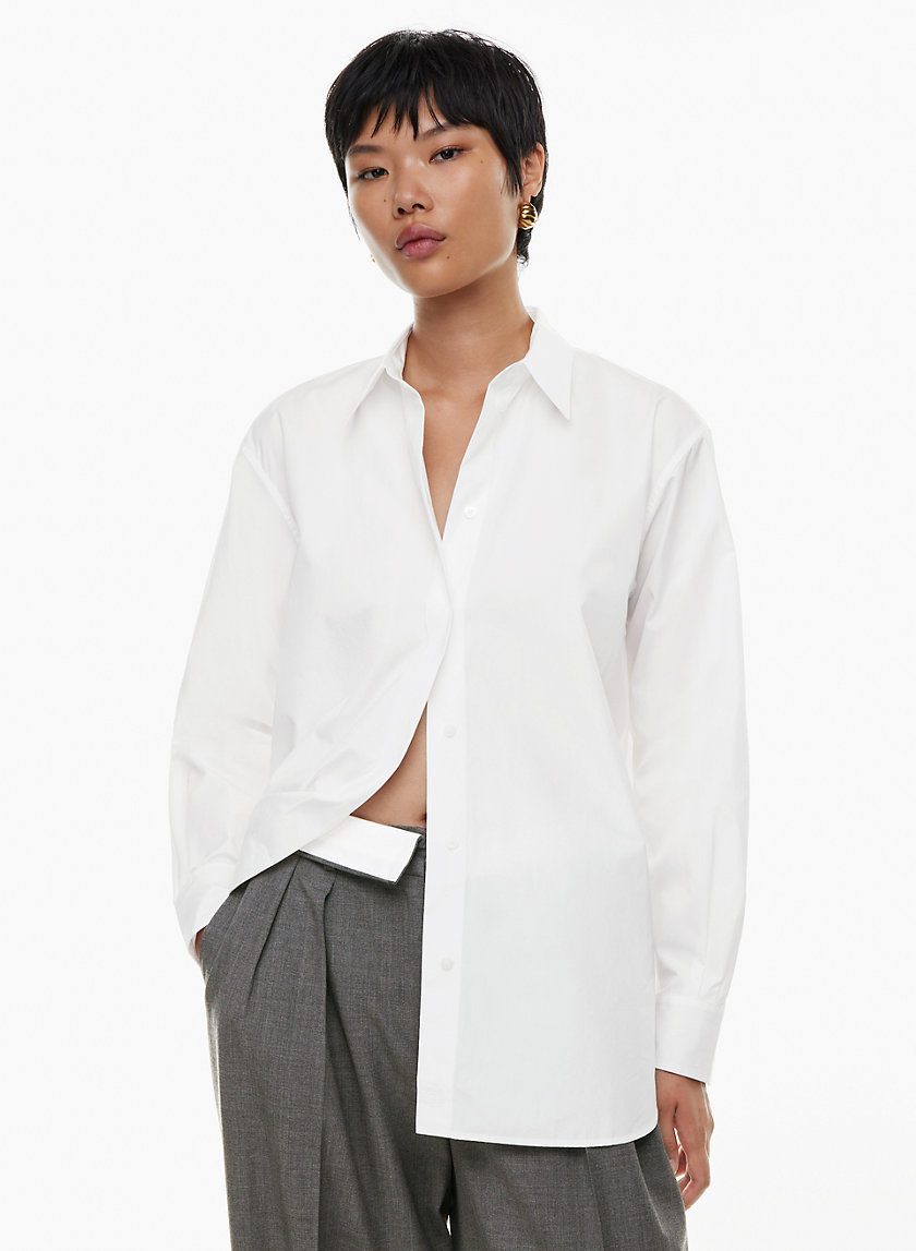Babaton NEW ESSENTIAL OVERSIZED POPLIN SHIRT | Aritzia US
