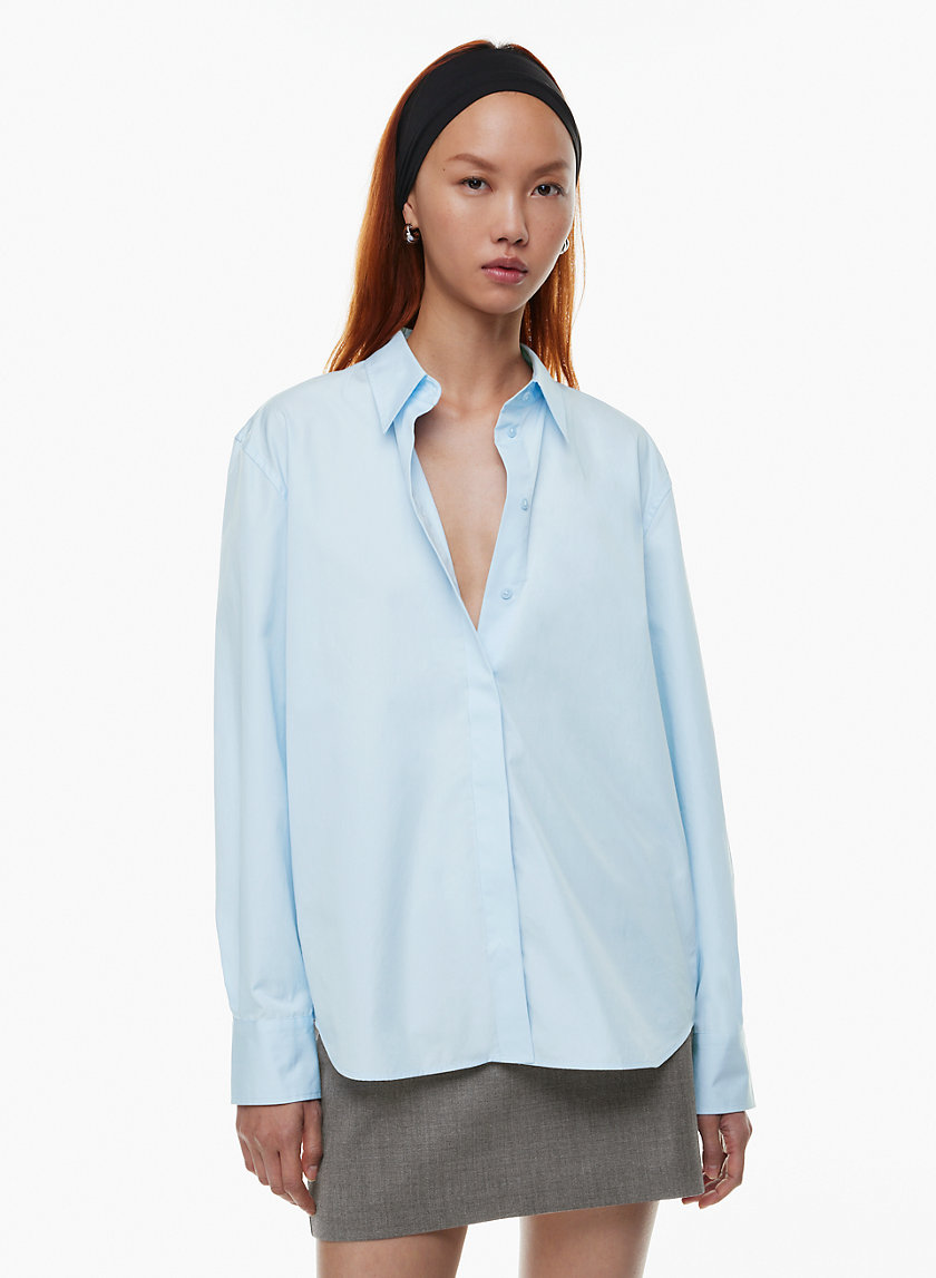 Babaton NEW ESSENTIAL RELAXED POPLIN SHIRT | Aritzia INTL