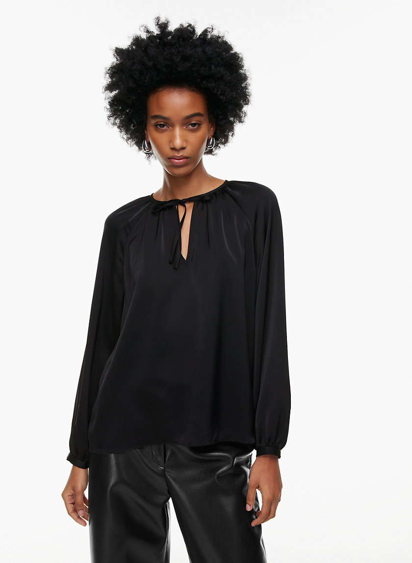 Babaton ATHENS SATIN BLOUSE | Aritzia CA