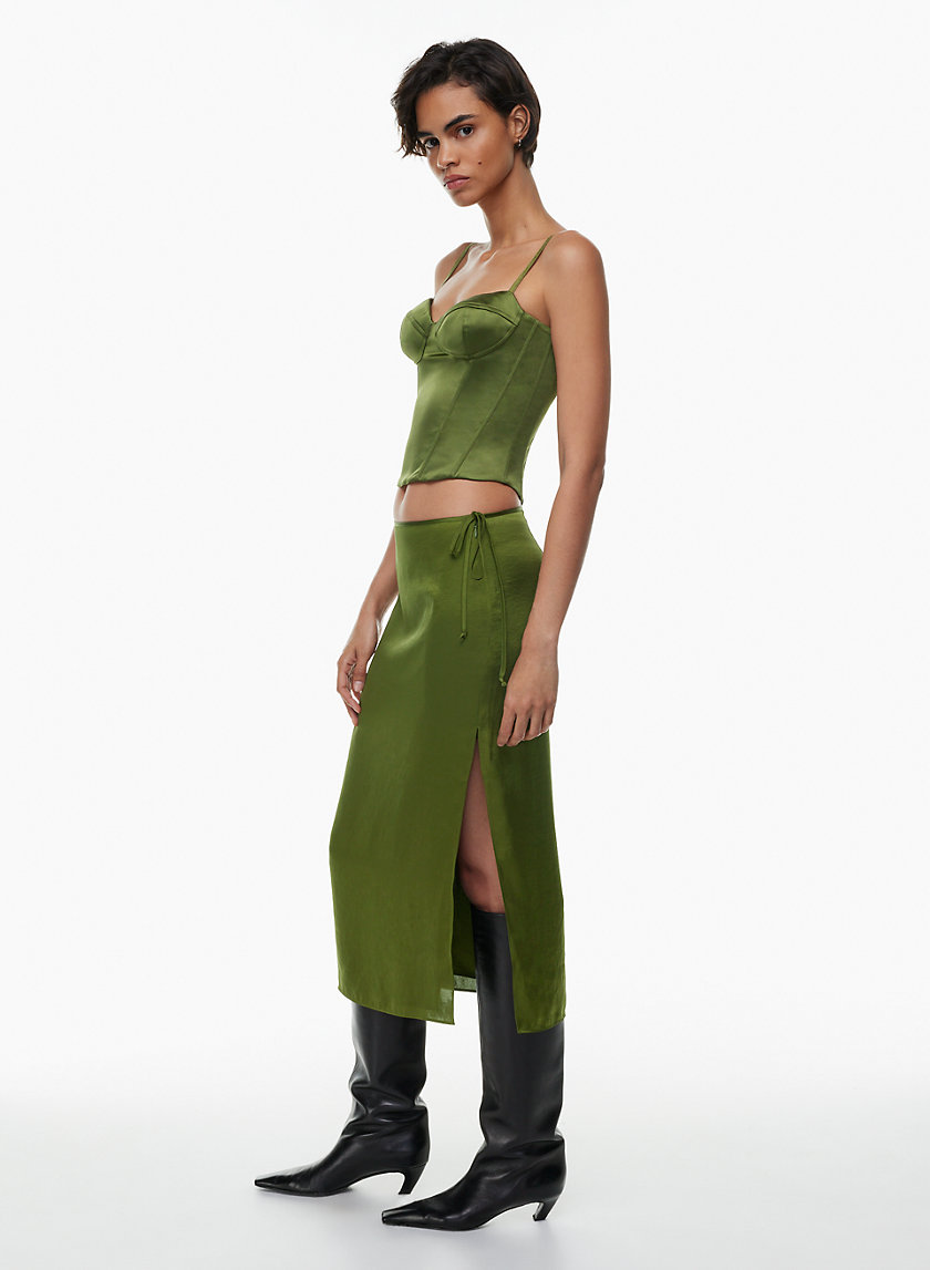 Wilfred ELIXIR SATIN SKIRT | Aritzia INTL