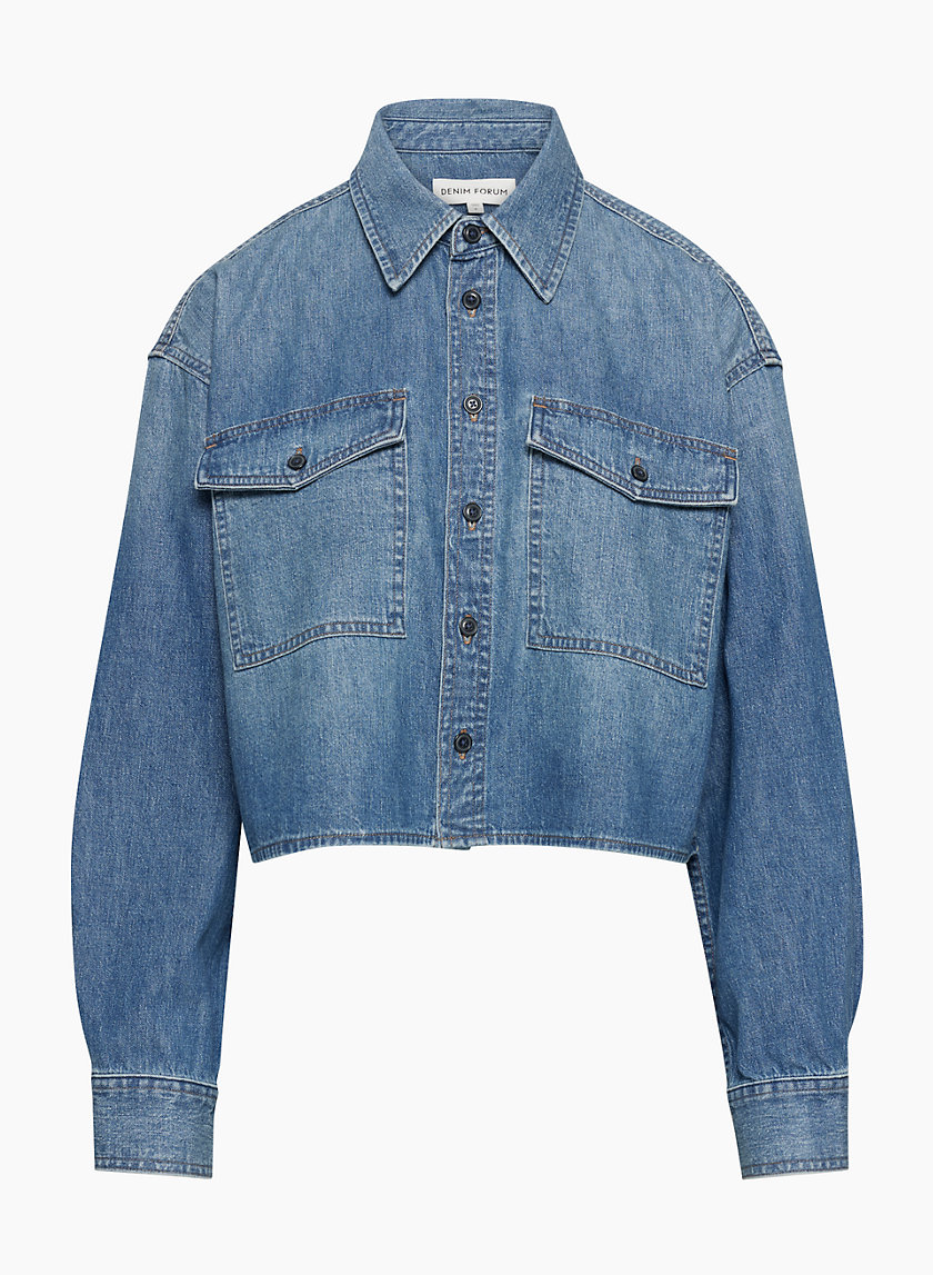 Denim Forum THE '90S UTILITY SHIRT | Aritzia US