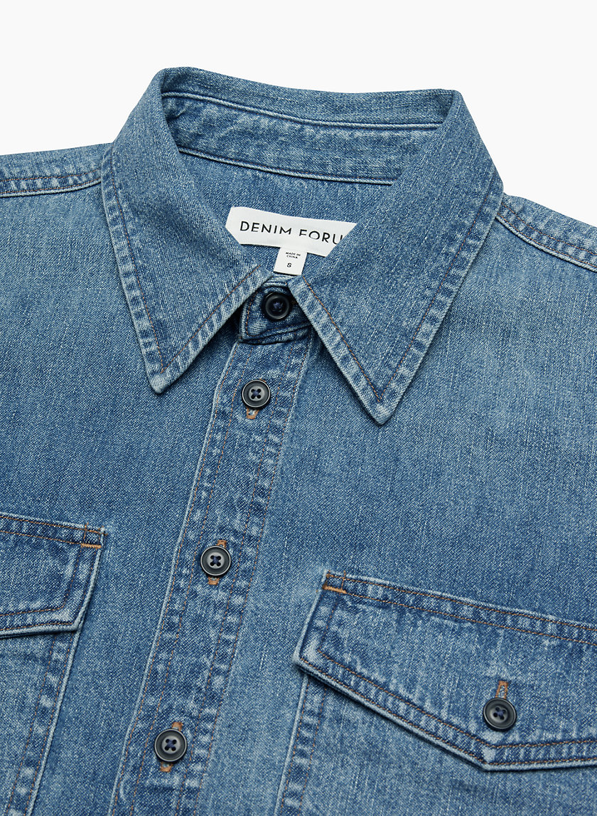Denim Forum THE '90S UTILITY SHIRT | Aritzia US