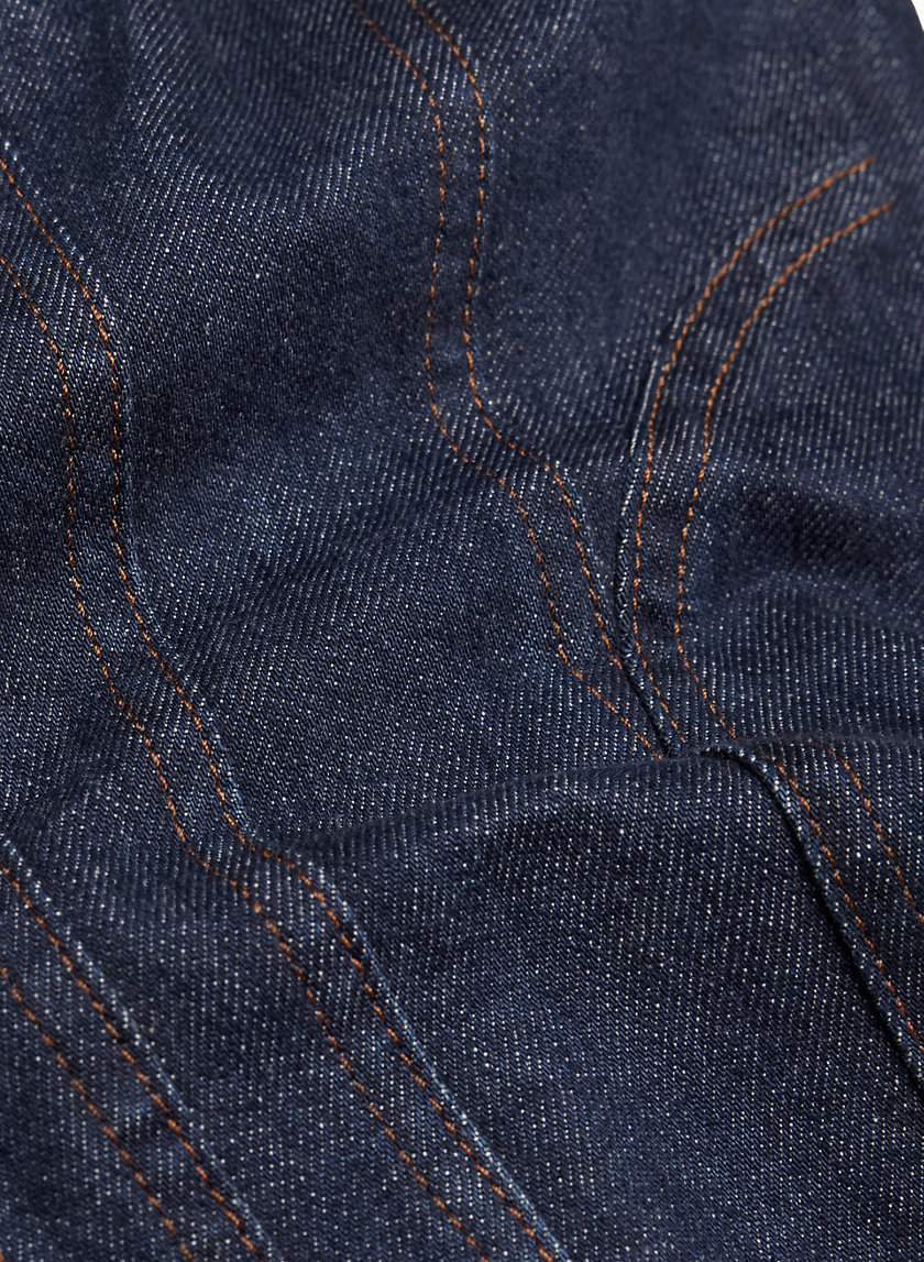 Denim Forum THE NIKKI DENIM BUSTIER | Aritzia INTL