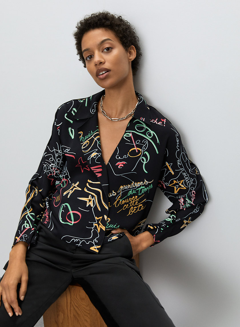 Babaton MARTIN BLOUSE | Aritzia CA