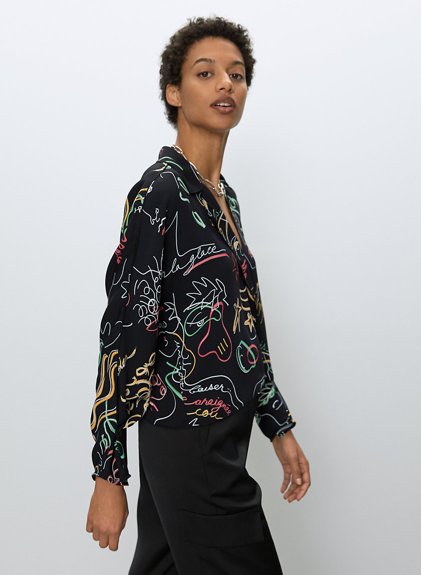 Babaton MARTIN BLOUSE | Aritzia CA