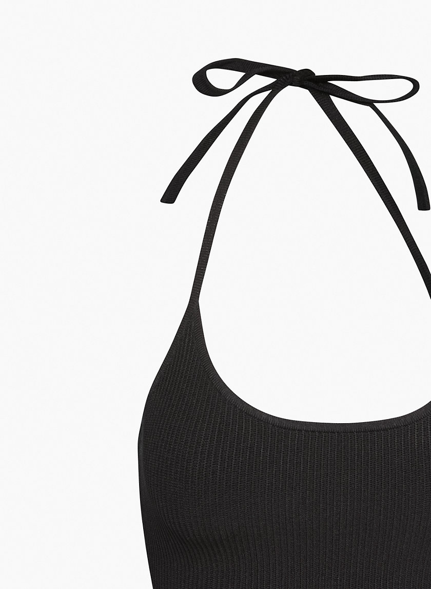 Babaton FULLER SCULPT KNIT HALTER TOP | Aritzia INTL