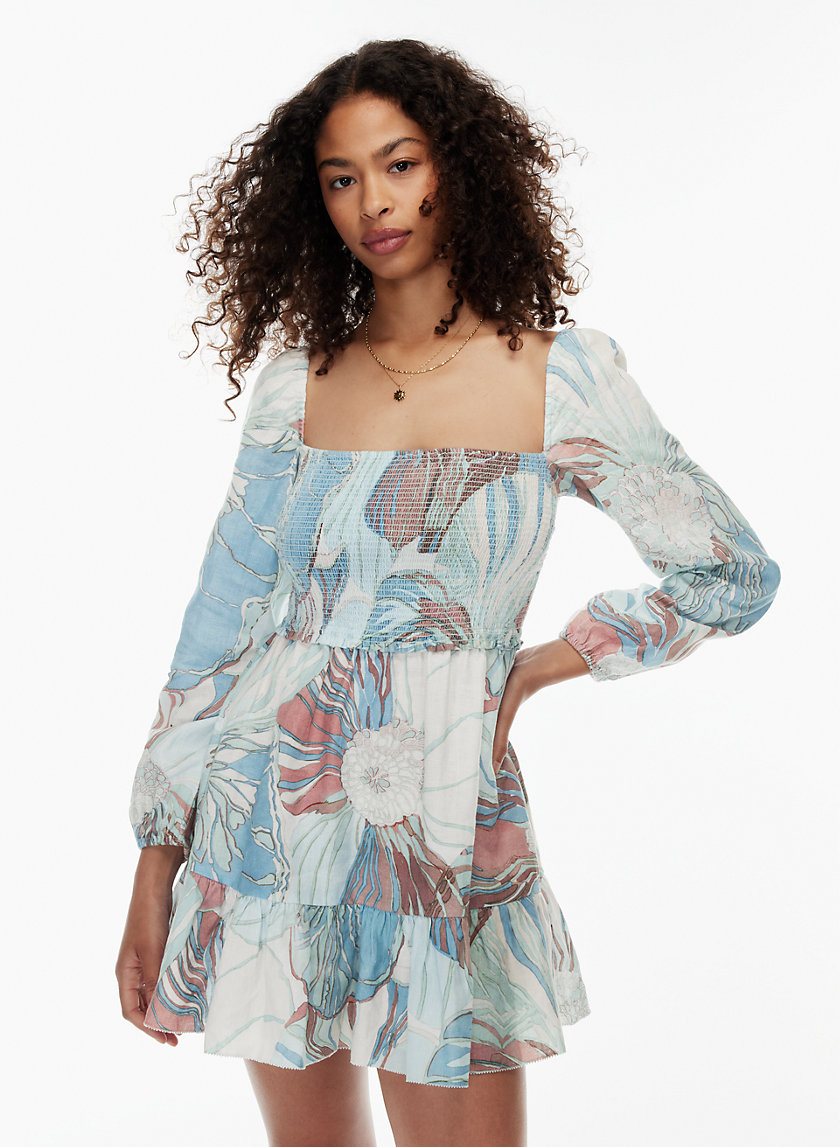 Wilfred TEMPEST LINEN MINI DRESS | Aritzia CA