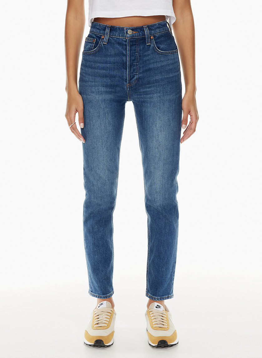 Denim Forum THE YOKO HIGH RISE SLIM 28L | Aritzia CA