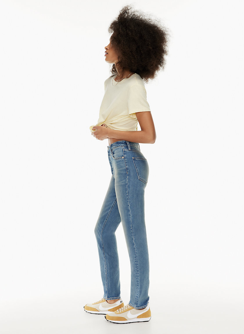 Denim Forum THE YOKO HIGH RISE SLIM | Aritzia US