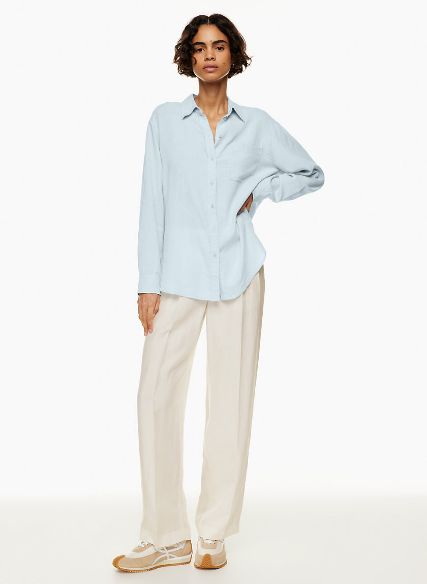 The Group by Babaton ELIZABETH LINEN SHIRT | Aritzia CA