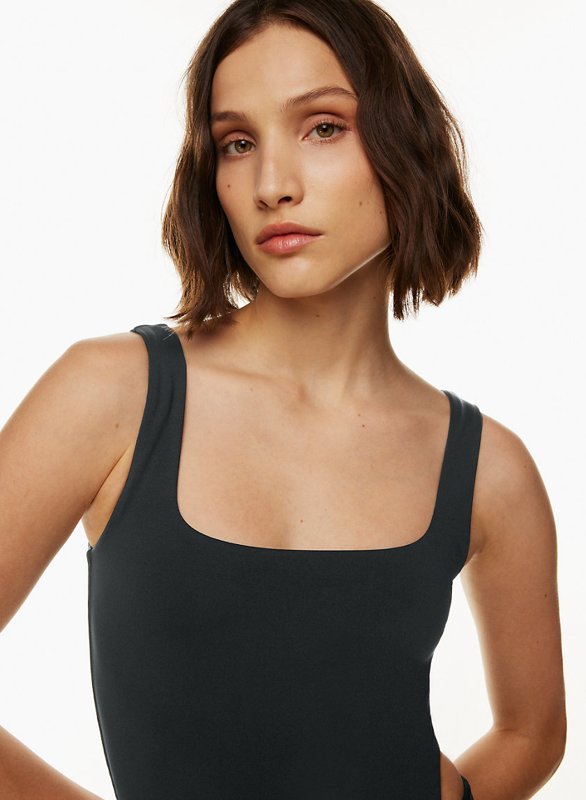Babaton CONTOUR SQUARENECK HIGH-LEG BODYSUIT | Aritzia CA