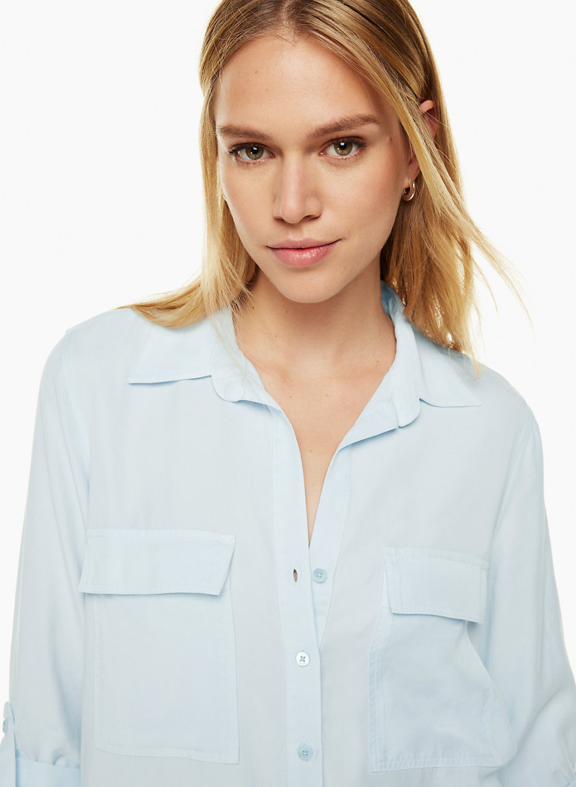 Babaton UTILITY POLO BLOUSE | Aritzia CA