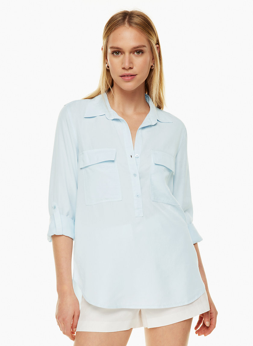 Babaton UTILITY POLO BLOUSE | Aritzia CA
