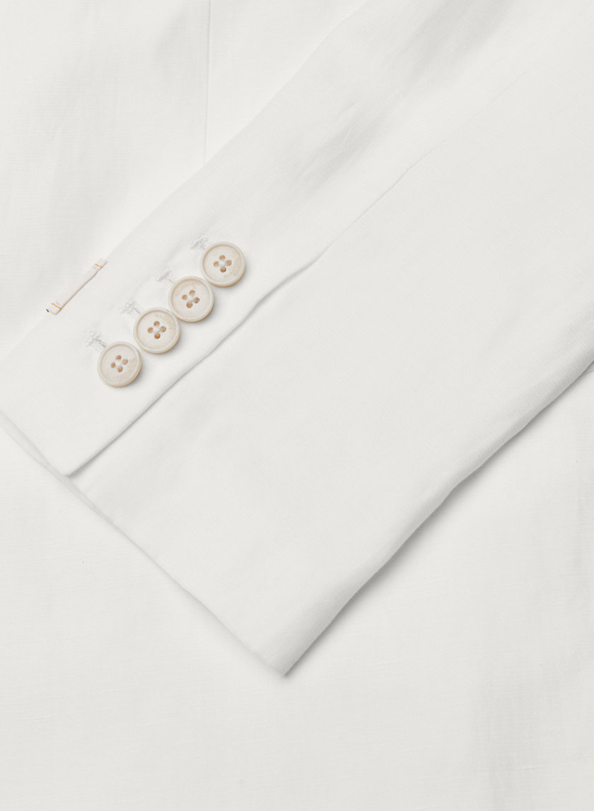 Babaton NEW AGENCY LINEN BLAZER | Aritzia US