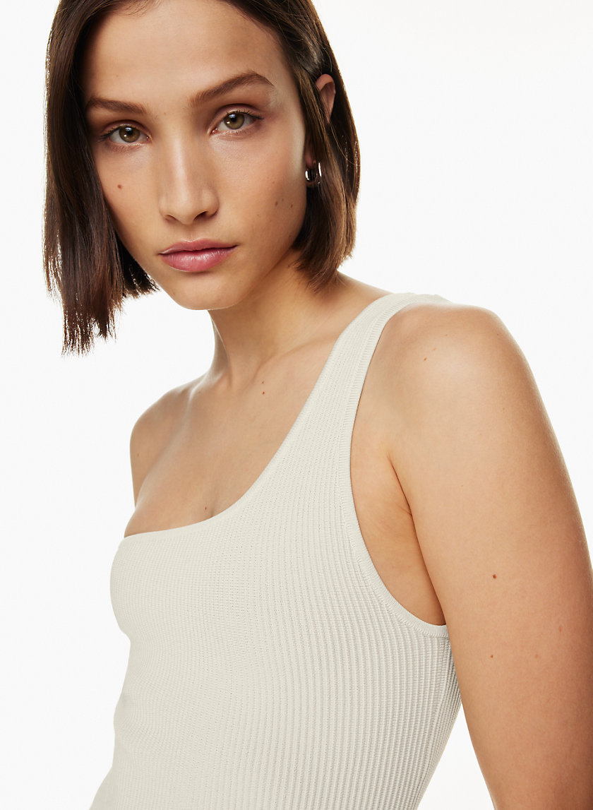 Babaton SCULPT KNIT ONE-SHOULDER DRESS | Aritzia INTL