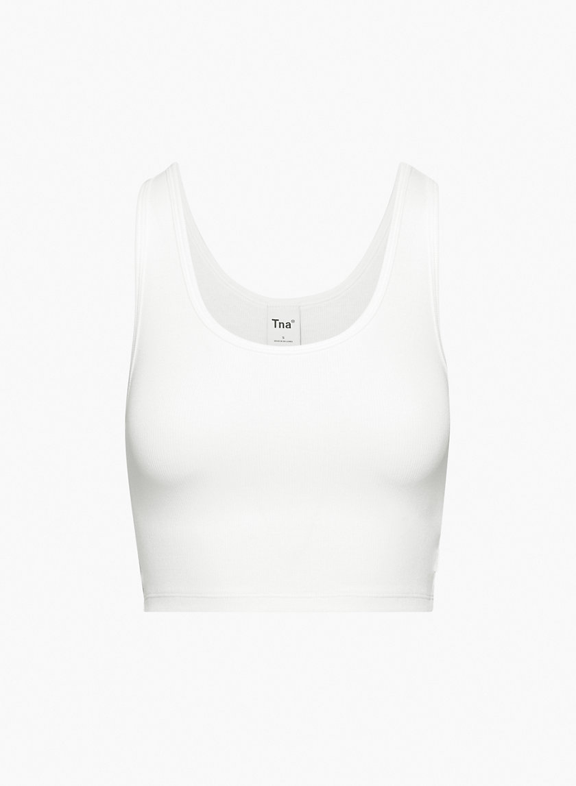 Tna RIBBED CROPPED TANK | Aritzia US