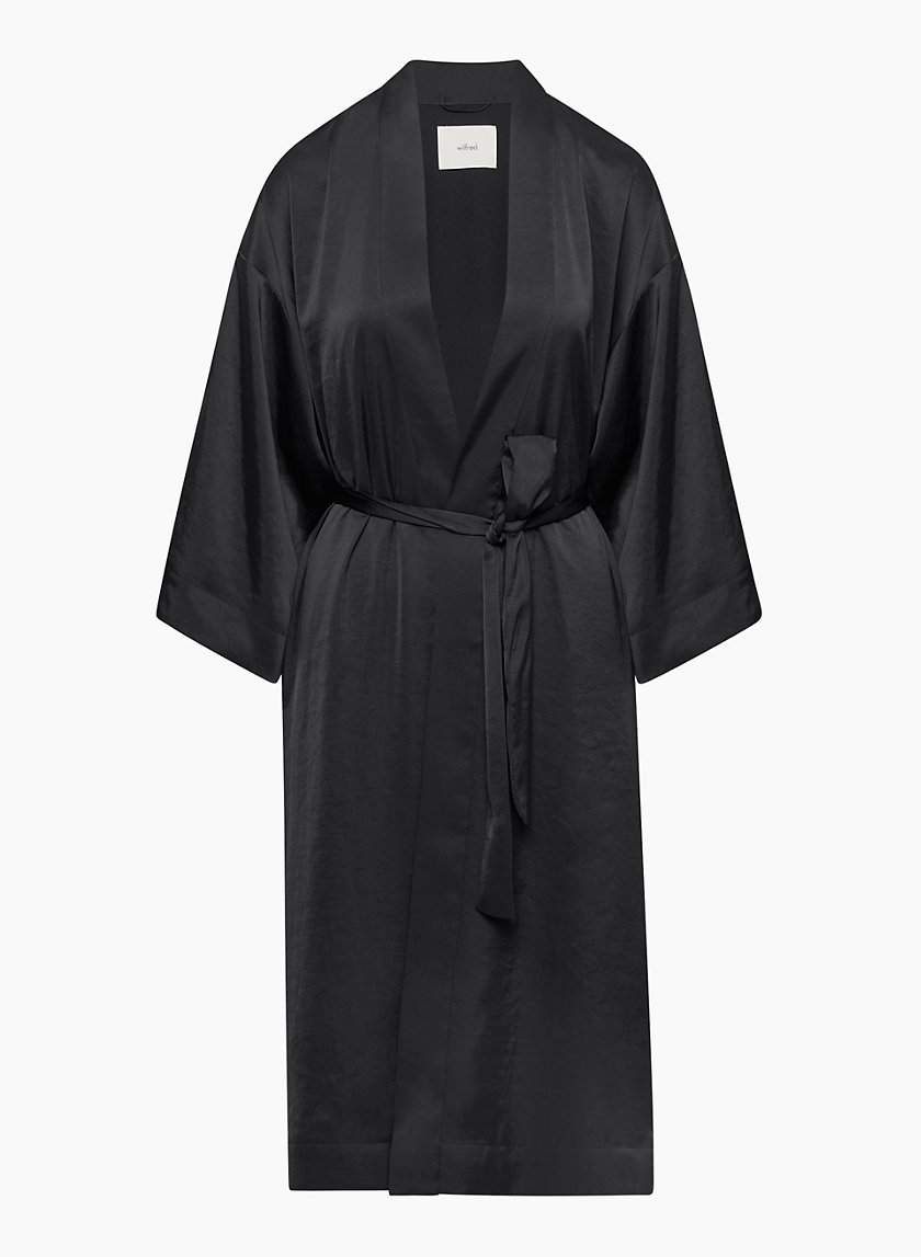 Wilfred MONODY SATIN ROBE | Aritzia INTL