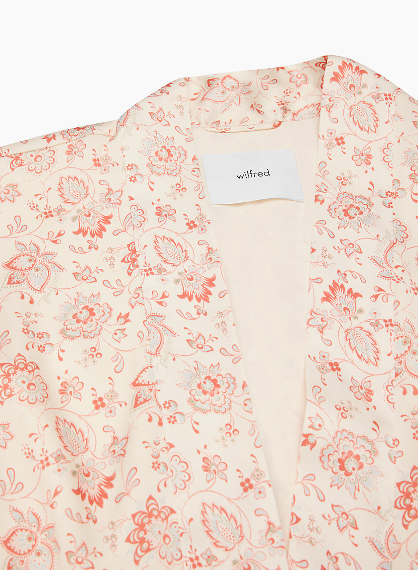 Wilfred MONODY SATIN ROBE | Aritzia US