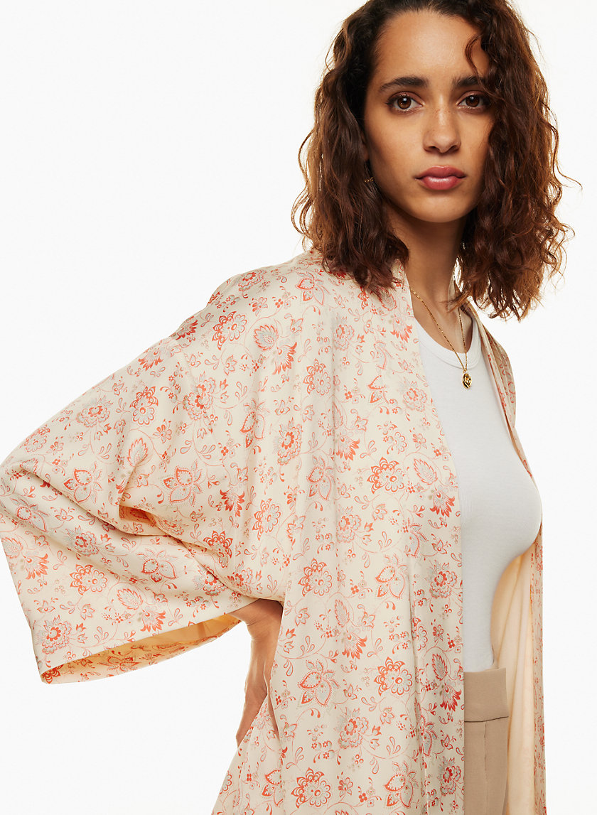 Wilfred MONODY SATIN ROBE | Aritzia CA