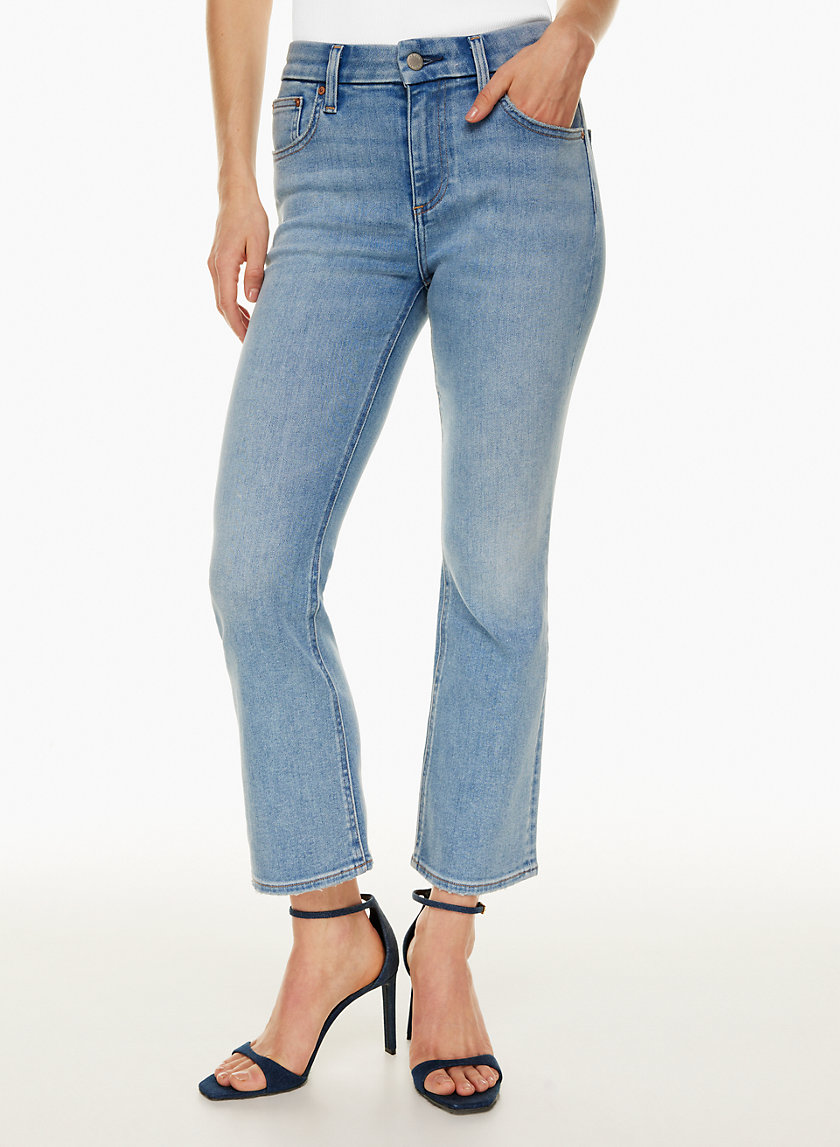 Denim Forum THE '90S LEXI LO-RISE BOOTCUT CROPPED JEAN | Aritzia US