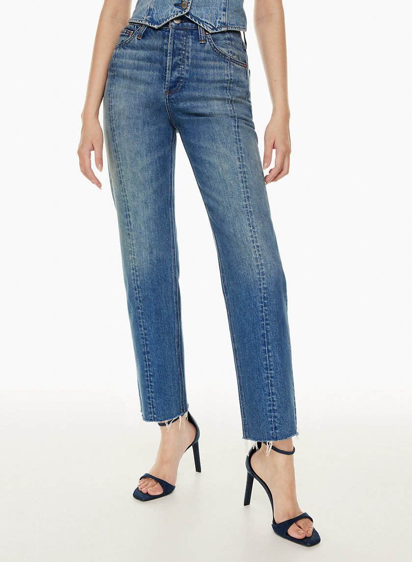 Denim Forum THE ARLO HI-RISE SEAM JEAN | Aritzia US