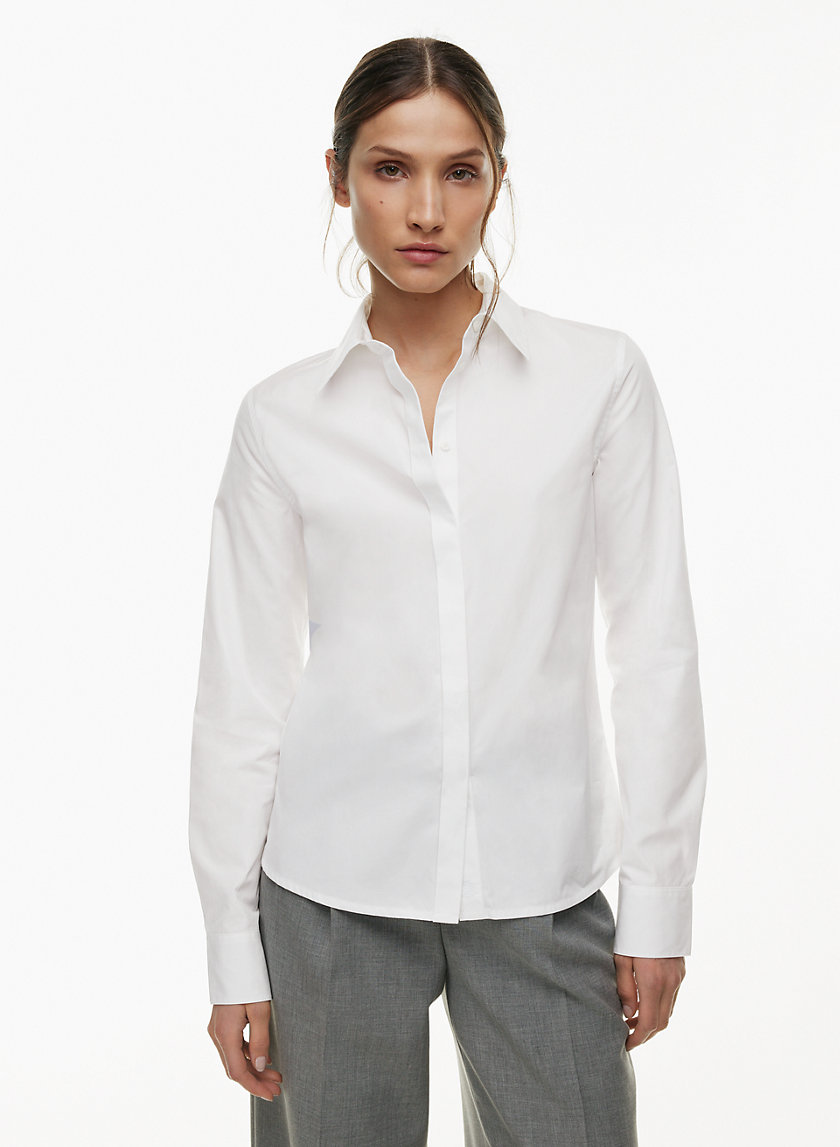 Babaton NEW ESSENTIAL CLASSIC POPLIN SHIRT | Aritzia INTL