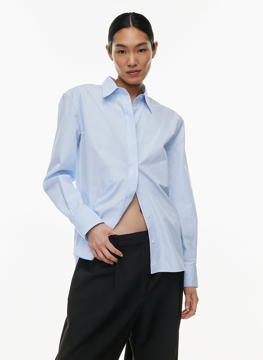 Babaton NEW ESSENTIAL RELAXED POPLIN SHIRT | Aritzia CA