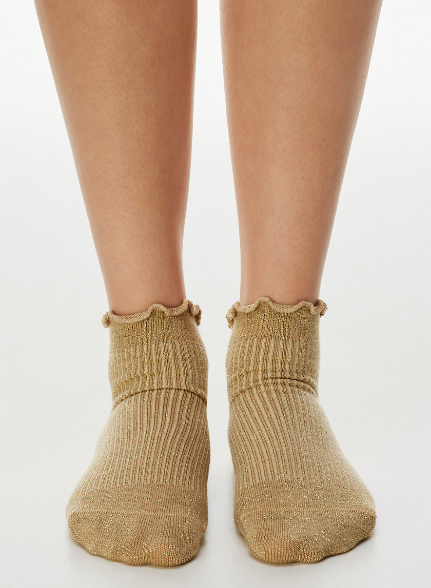 Wilfred SUGARPLUM METALLIC ANKLE SOCK 3-PACK | Aritzia US