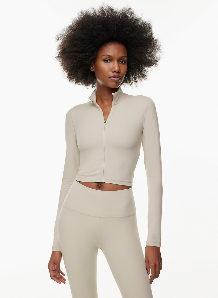 Golden BUTTER LIMIT ZIP LONGSLEEVE | Aritzia INTL
