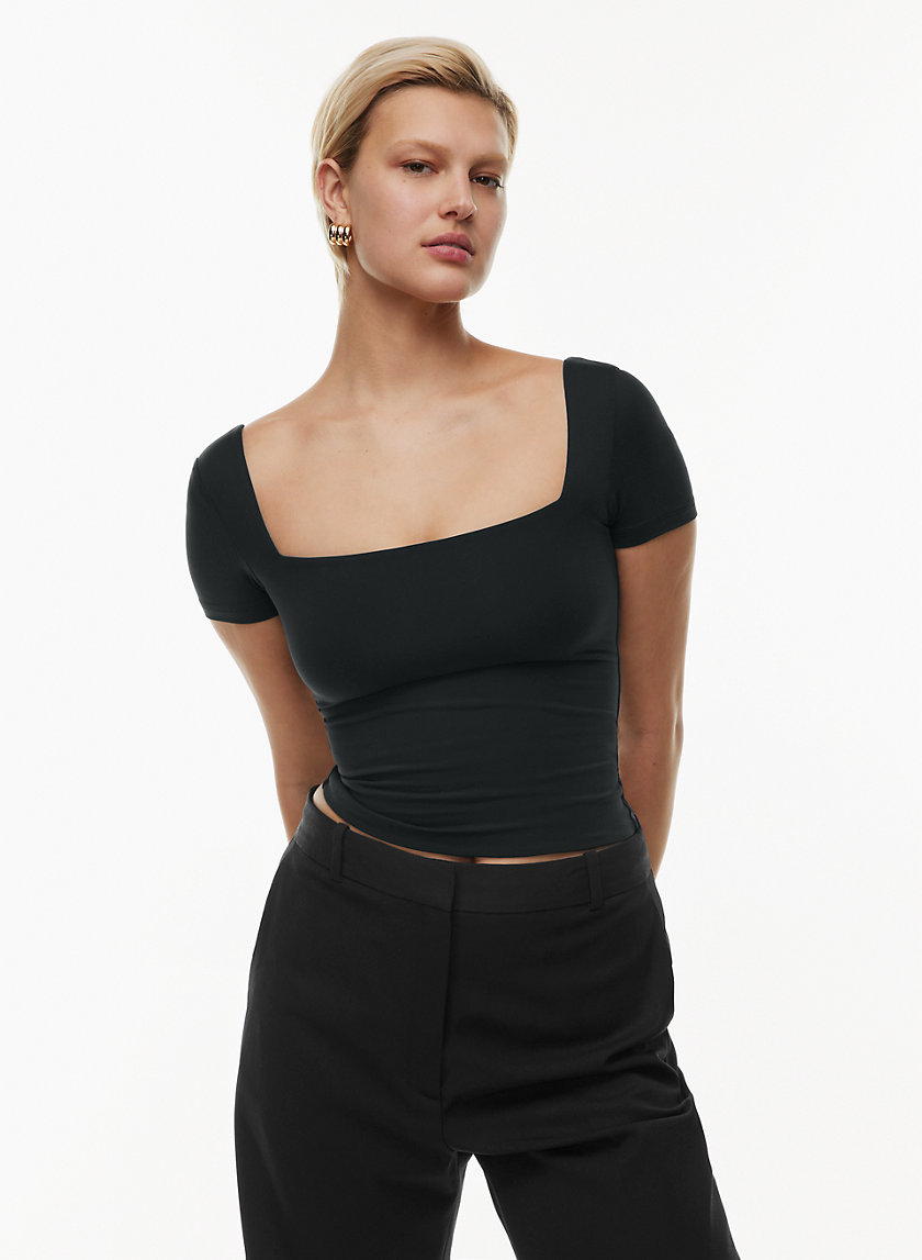 Contour CONTOUR NEW SQUARENECK SHORTSLEEVE T-SHIRT | Aritzia US