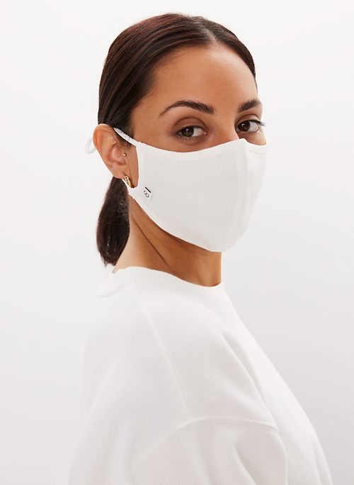 Aritzia Community SCULPTED LINEN FACE MASK 3-PACK