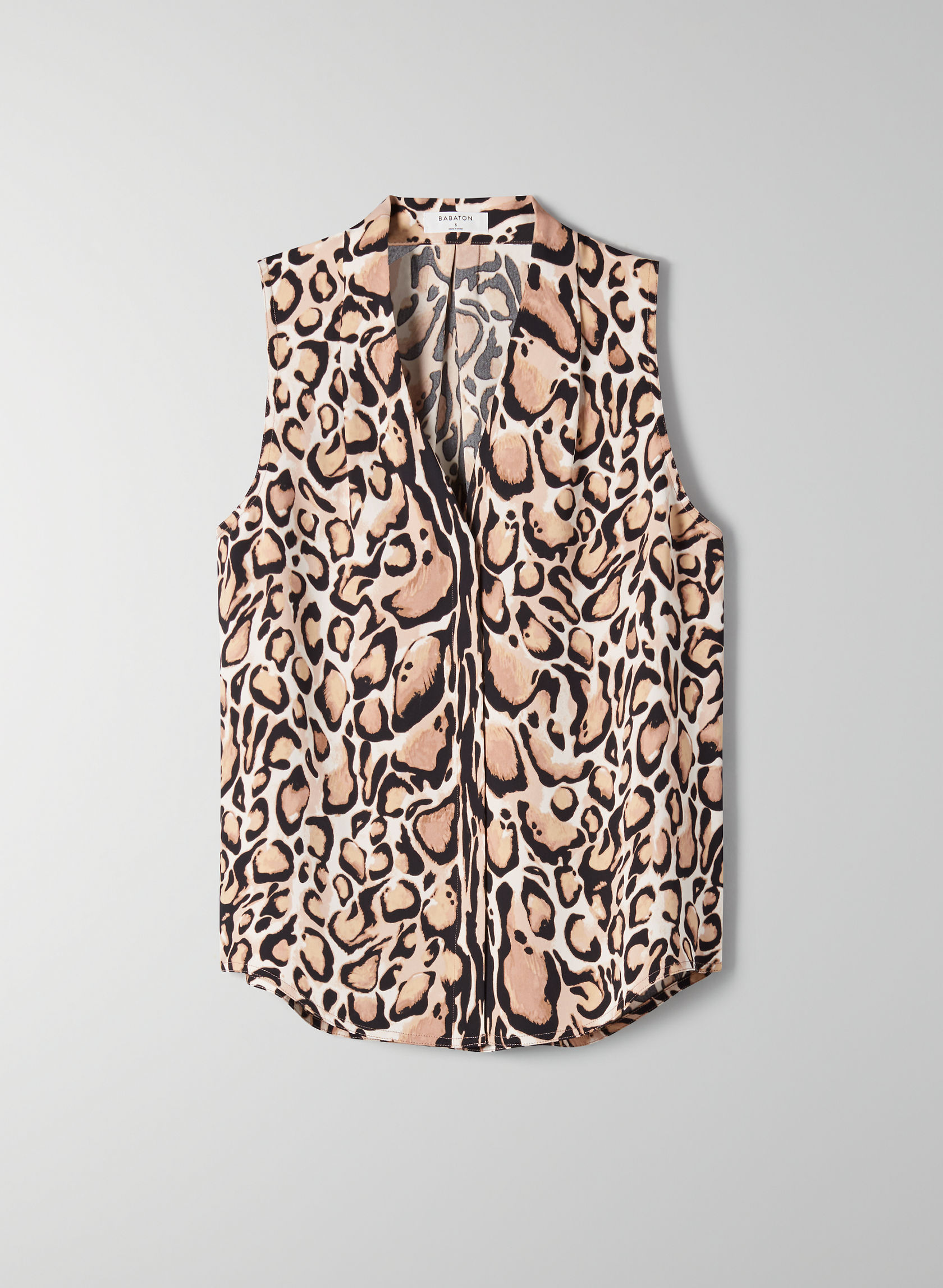 Babaton SLEEVELESS POWER BLOUSE | Aritzia US