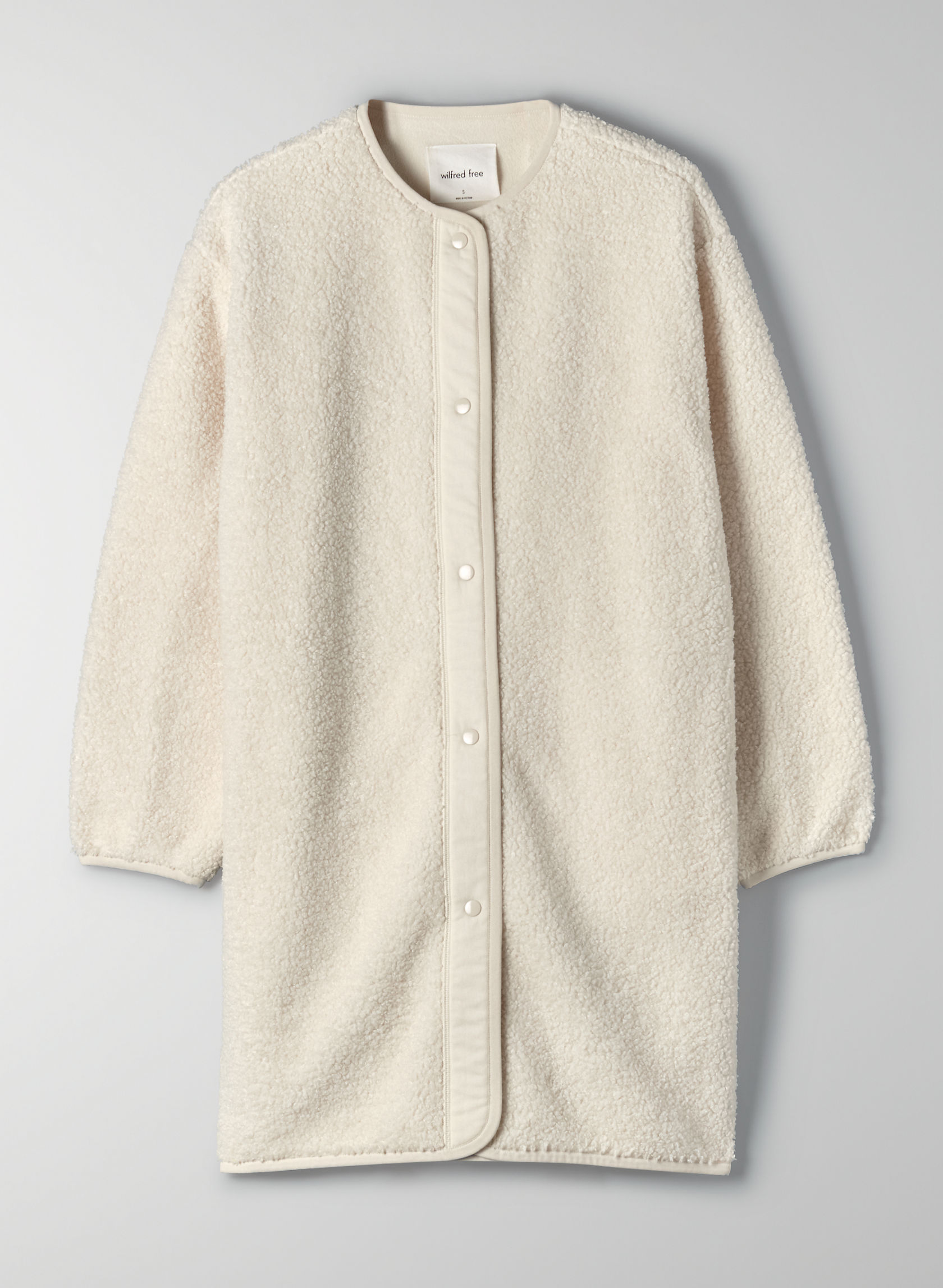 Wilfred Free SHERPA LONG LINER JACKET | Aritzia CA